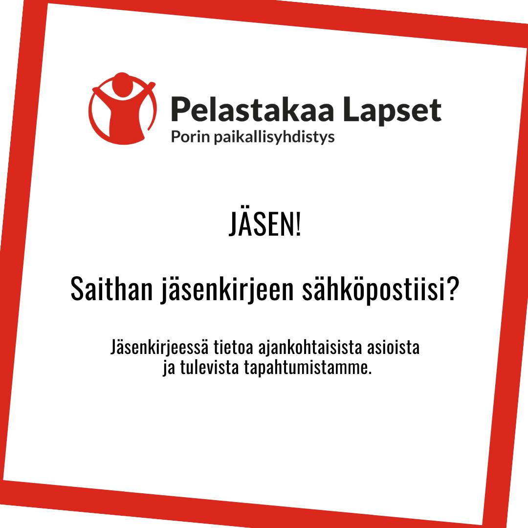 Ajankohtaista - Porin Pelastakaa Lapset ry